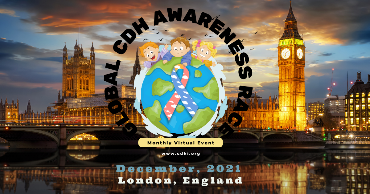 Global CDH Awareness Race - London - My Virtual Mission