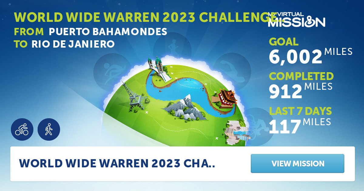 World Wide Warren 2023 Challenge Mission - My Virtual Mission