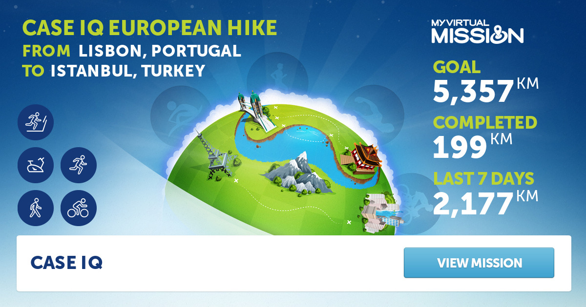 Case IQ European Hike - My Virtual Mission