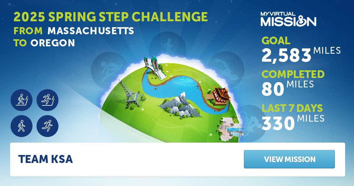 2025 Spring Step Challenge - My Virtual Mission